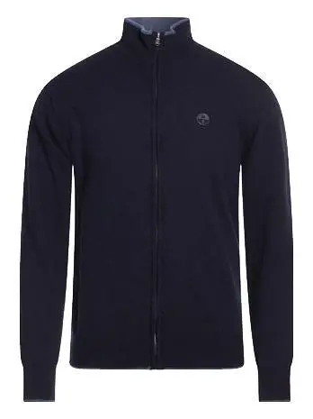 NORTH SAILS Cardigan In Polyamide, Wool, Viscose, And Cashmere - Midnight Blue
