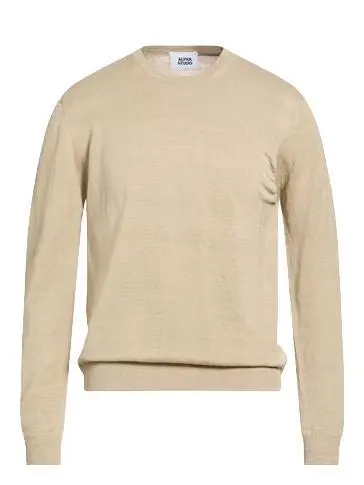 Alpha Studio Hemp Crewneck Sweater - Sand