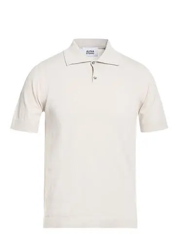 Alpha Studio Polo Shirt - Light Grey