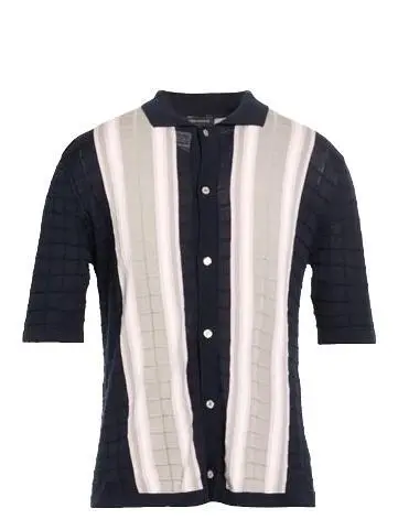 Tagliatore Shirt Midnight Size Cotton - Blue