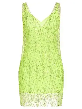 Elisabetta Franchi Sequined Mini Dress - Green