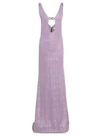 Elisabetta Franchi Maxi Gown - Purple