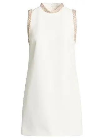 Sandro Mini Flared Dress - White