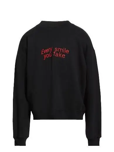 MSGM Tiago Alexandre X Cotton Sweatshirt - Black