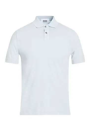 Alpha Studio Polo Shirt Size Cotton - Sky Blue