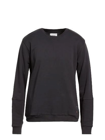 DEKKER Cotton Blend Long Sleeve Sweatshirt - Charcoal