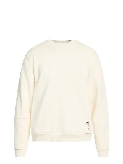 DEKKER Cotton Blend Long Sleeve Sweatshirt - White