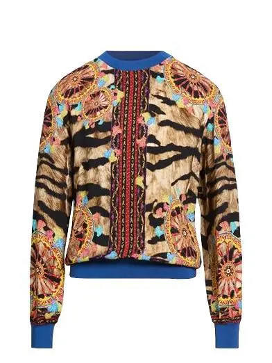 Dolce & Gabbana Tiger-print Crepe Sweatshirt - Black