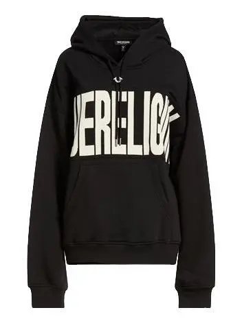 True Religion Fleece Hooded Sweatshirt - Black
