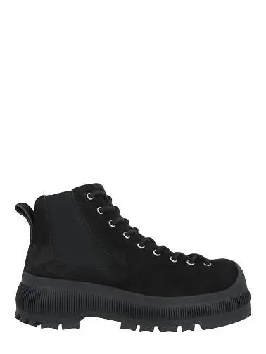 JIL SANDER Leather Sneakers - Black