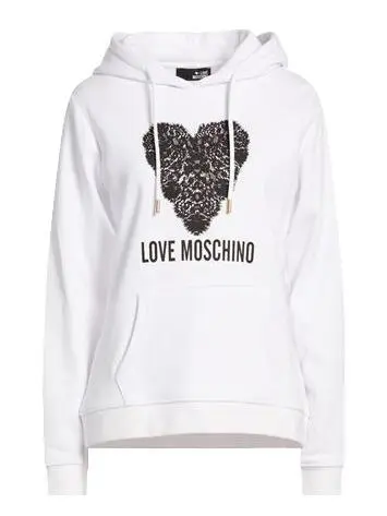 Moschino Cotton-blend Fleece Sweatshirt - White
