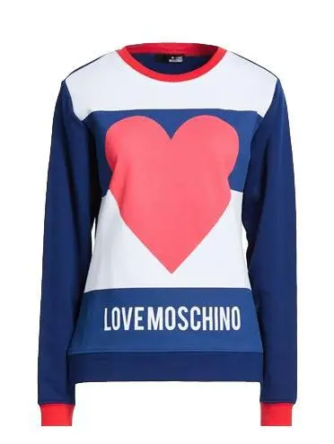 Moschino Cotton-blend Fleece Sweatshirt - Blue