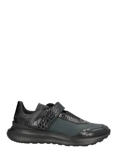 GIOVANNI CONTI Leather Low-top Sneakers - Green