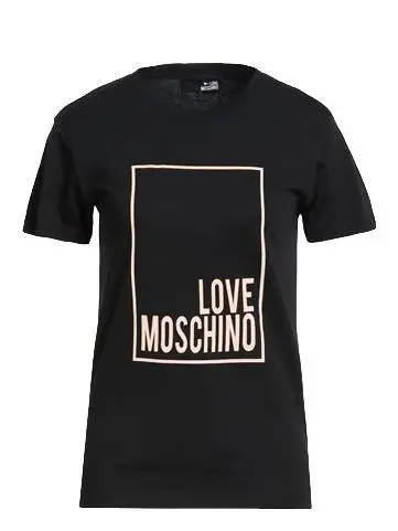 Moschino Logo-print Cotton T-shirt - Black