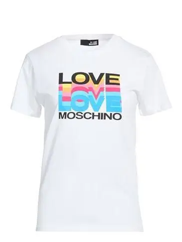 Moschino Printed Cotton T-shirt - White