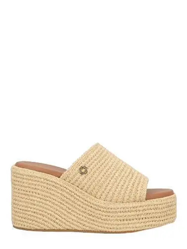 Maje Sandals Synthetic Fibers - Beige