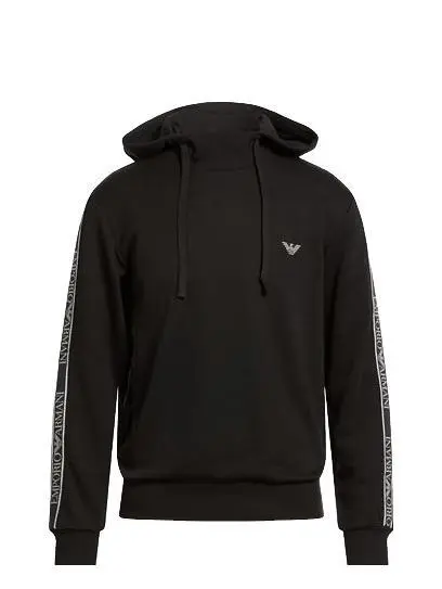 Emporio Armani Hooded Sweatshirt - Black