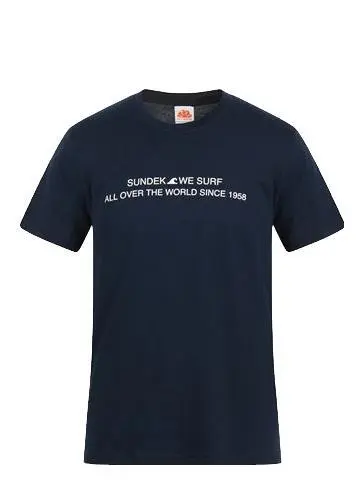 Sundek T-shirt Size Cotton - Navy