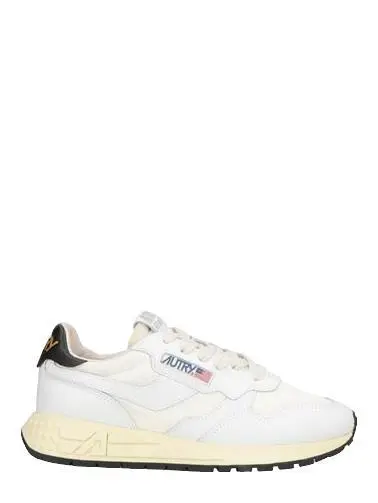 AUTRY Leather And Nylon Low-top Sneakers - White