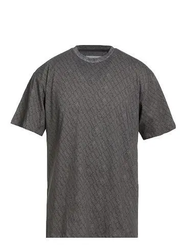 BIKKEMBERGS T-shirt Lead Size Cotton - Grey