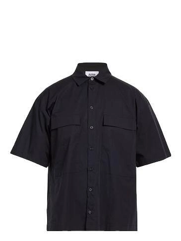 Alpha Studio Shirt Size Cotton, Elastane - Midnight Blue