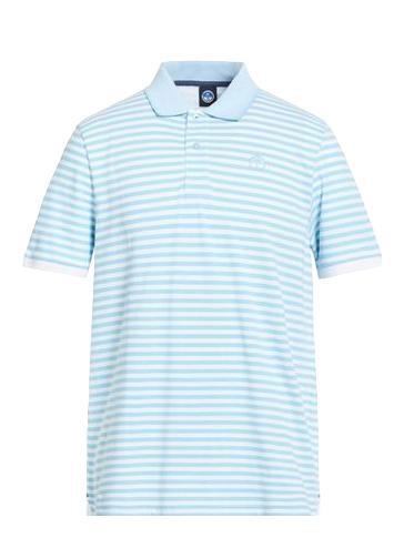 NORTH SAILS Polo Shirt Size Cotton - Sky Blue