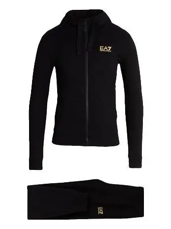 EA7 Tracksuit Size Cotton, Elastane - Black