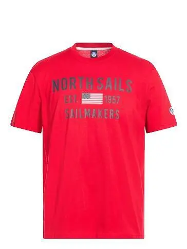 NORTH SAILS T-shirt Size Cotton - Red