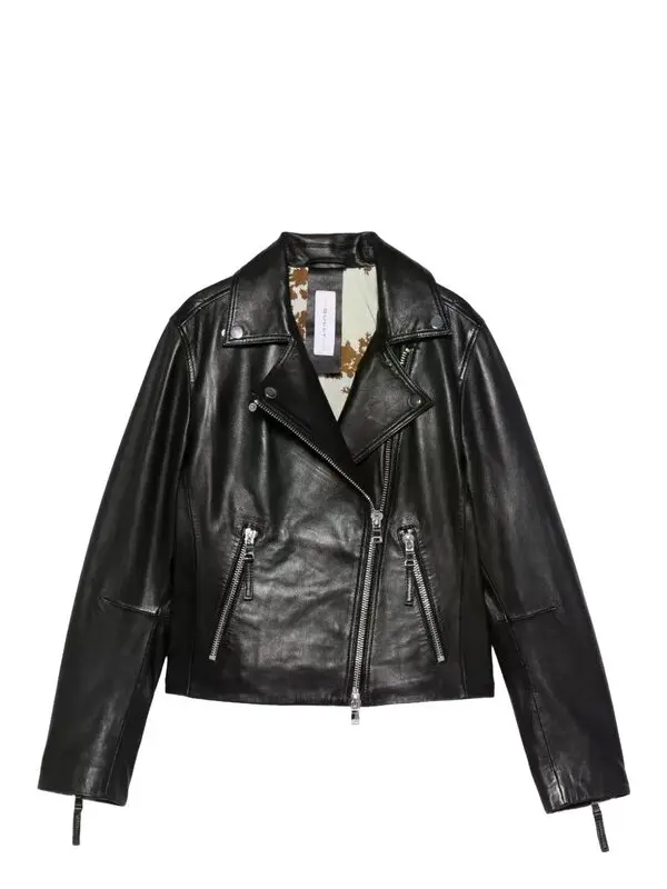 BULLY Lambskin Zip Jacket - Black