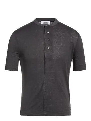 Alpha Studio T-shirt Size Linen, Elastane - Grey