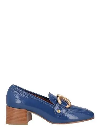 BALDININI Leather Loafers - Blue