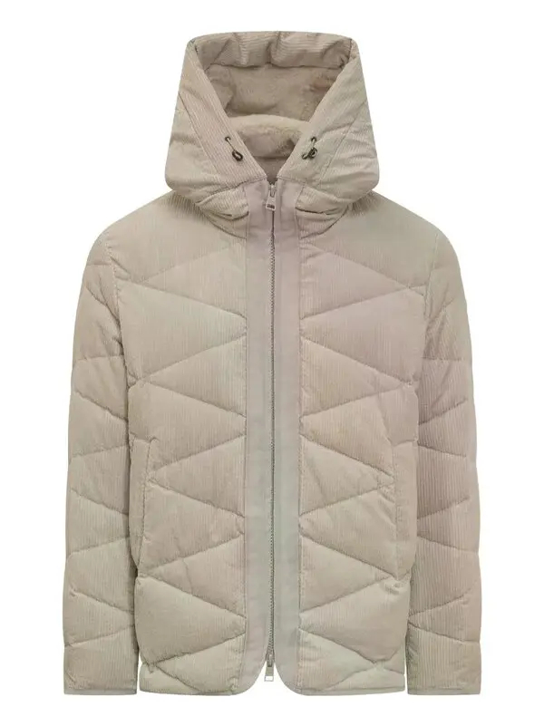 DUNO Quilted Corduroy Jacket - Neutrals