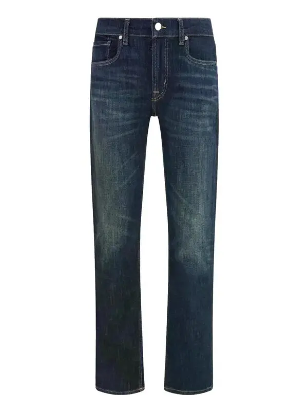 7 For All Mankind Modern Dojo Straight Jeans - Blue