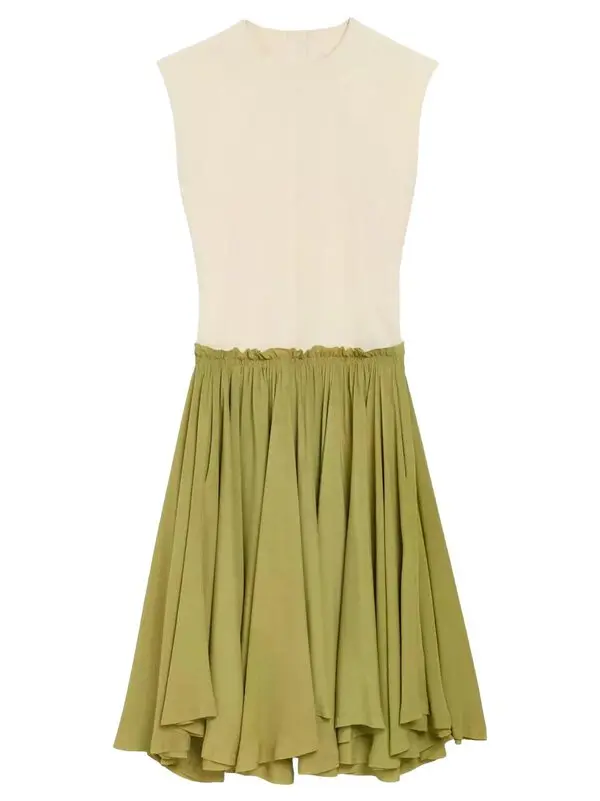Ami Sleeveless Midi Dress - Green