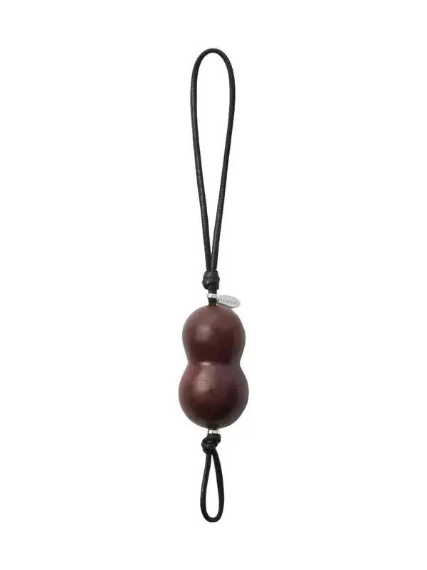 LEMAIRE Peanut Bag Charm - Brown