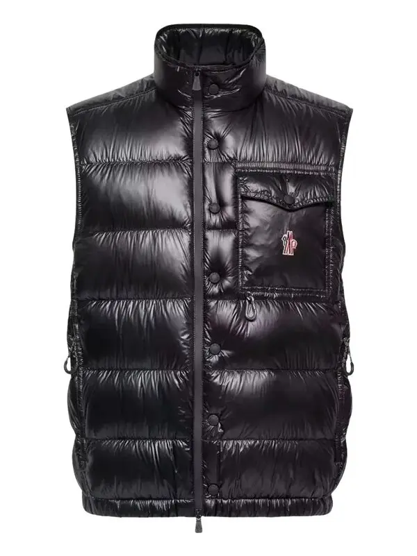 Moncler Quilted Padded Gilet - Black