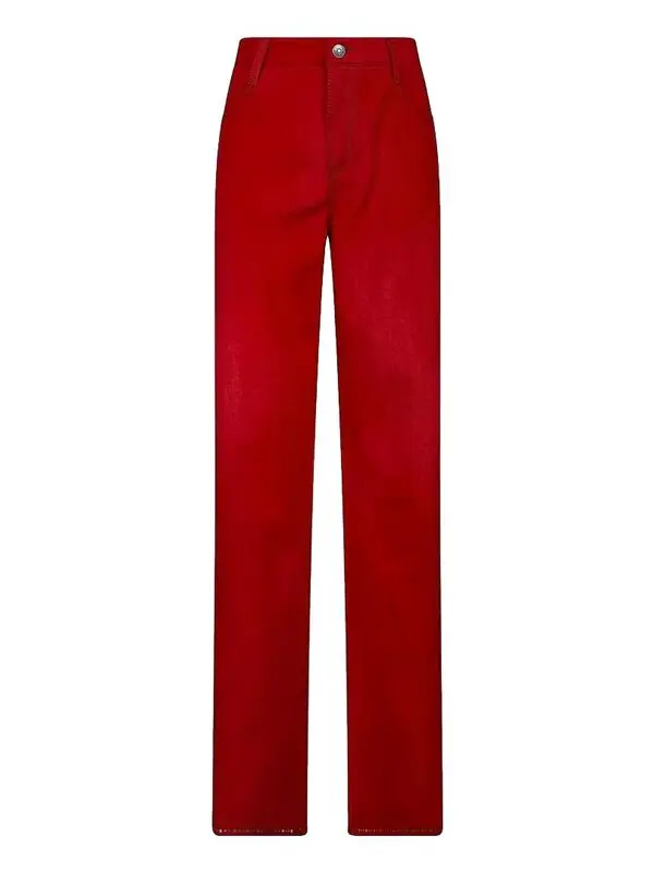 Ermanno Scervino Wide Leg Palazzo Pants - Red