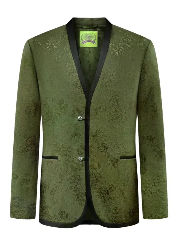 Shanghai Tang Single-breasted Blazer - Green