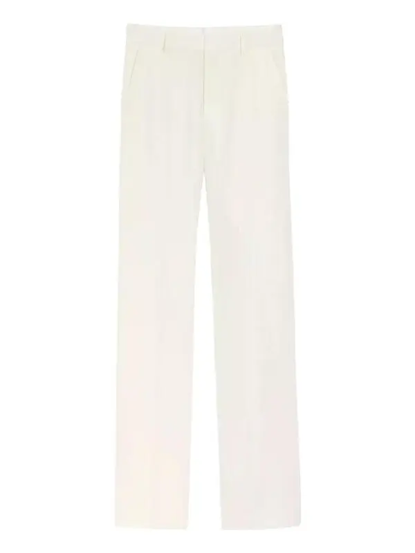 Ami Straight-leg Trousers - Neutrals