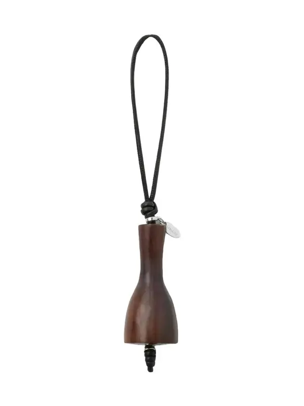 LEMAIRE Leather Bag Charm - Brown