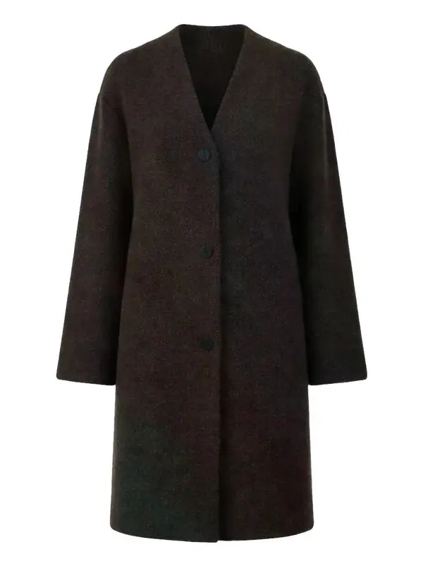 OYUNA Buttoned Coat - Brown