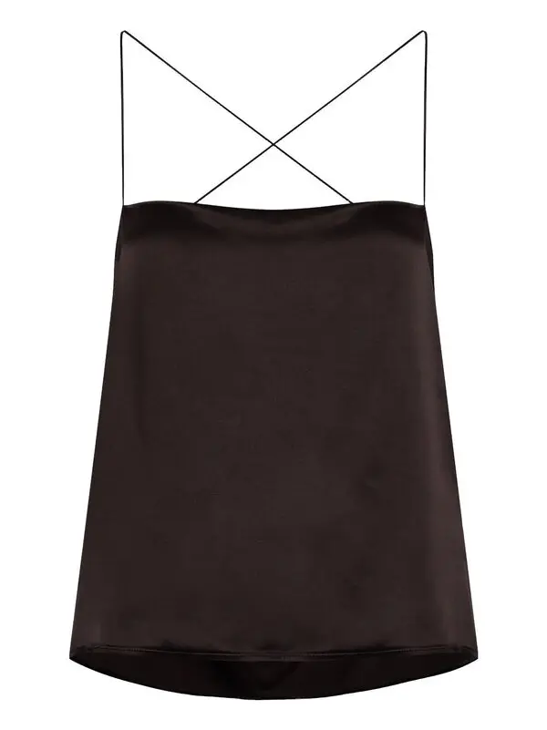 ARMARIUM Iside Satin Top - Brown