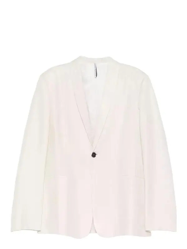 Liviana Conti Shawl Collar Single-breasted Jacket - Neutrals