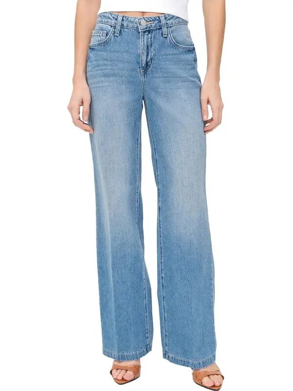 L'Agence Scottie Wide Leg Jeans - Anaheim