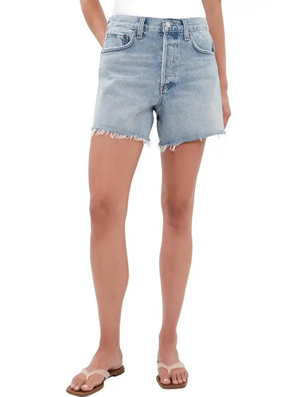AGOLDE Nye Low Slung Vintage Shorts - Post