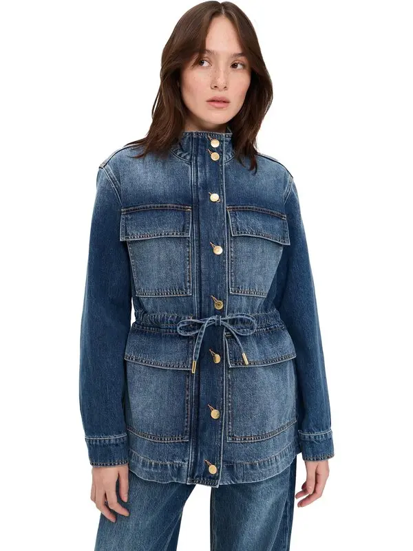 Veronica Beard Denim Anorak Jacket - City Lights