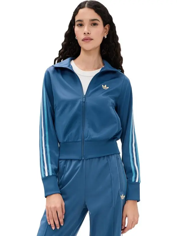 Adidas Firebird Classic Track Top - Crew Blue/light Blue/white