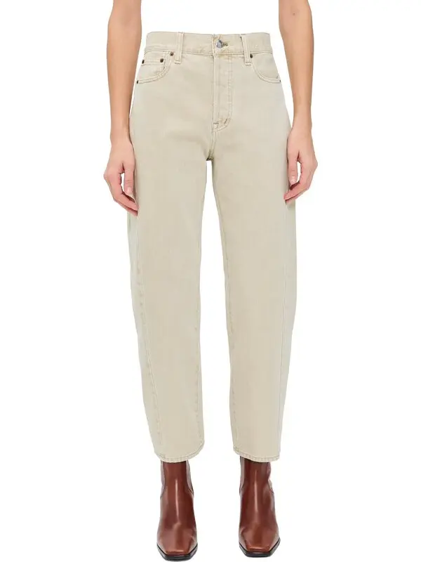 Madewell Pieced Barrel-leg Jeans - Faded Khaki