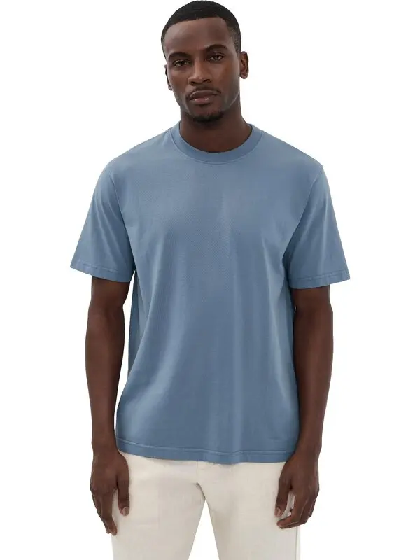 Nn07 Adam Tee - Stone Blue
