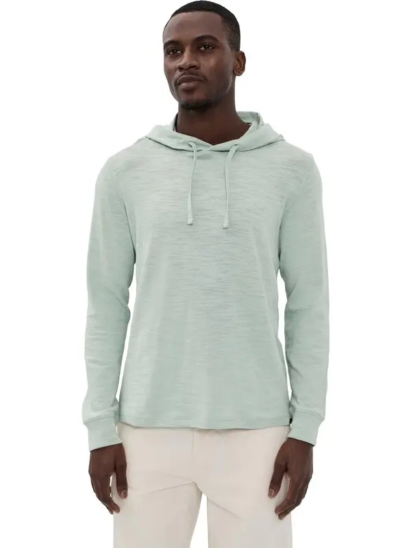 Faherty Brand Sunwashed Slub Hoodie - Sea Break
